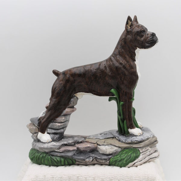 Boxer Dog Figurine - Etsy