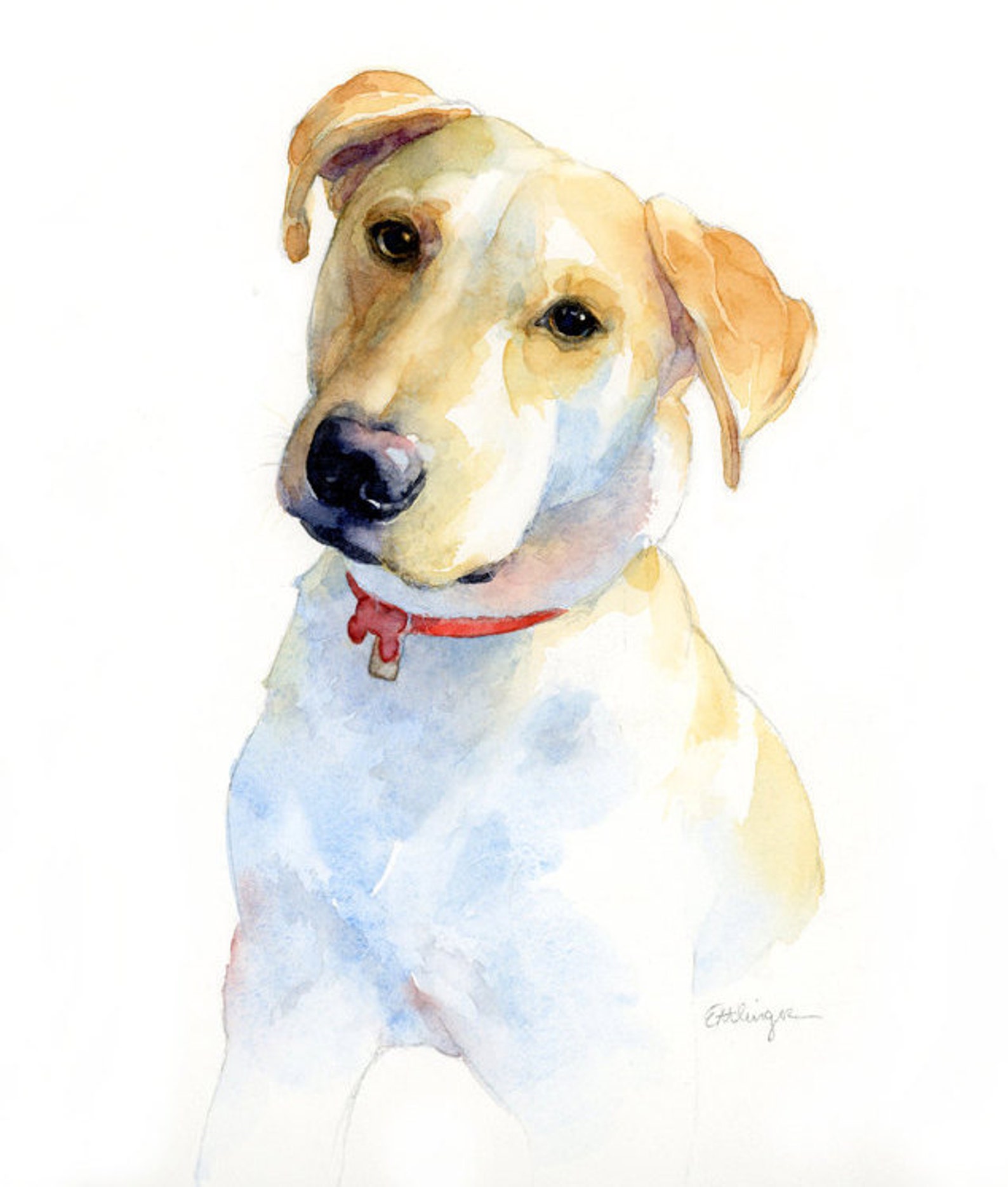 Custom Dog Portraits - Etsy