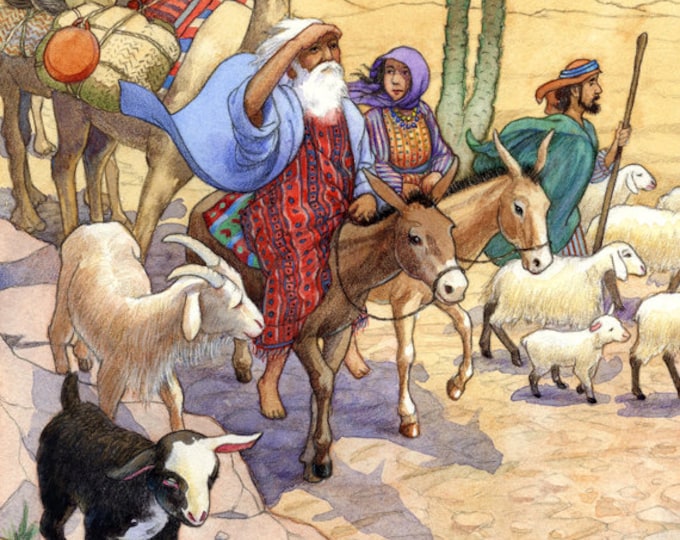 Abraham and Sarah - Archival Print - Etsy