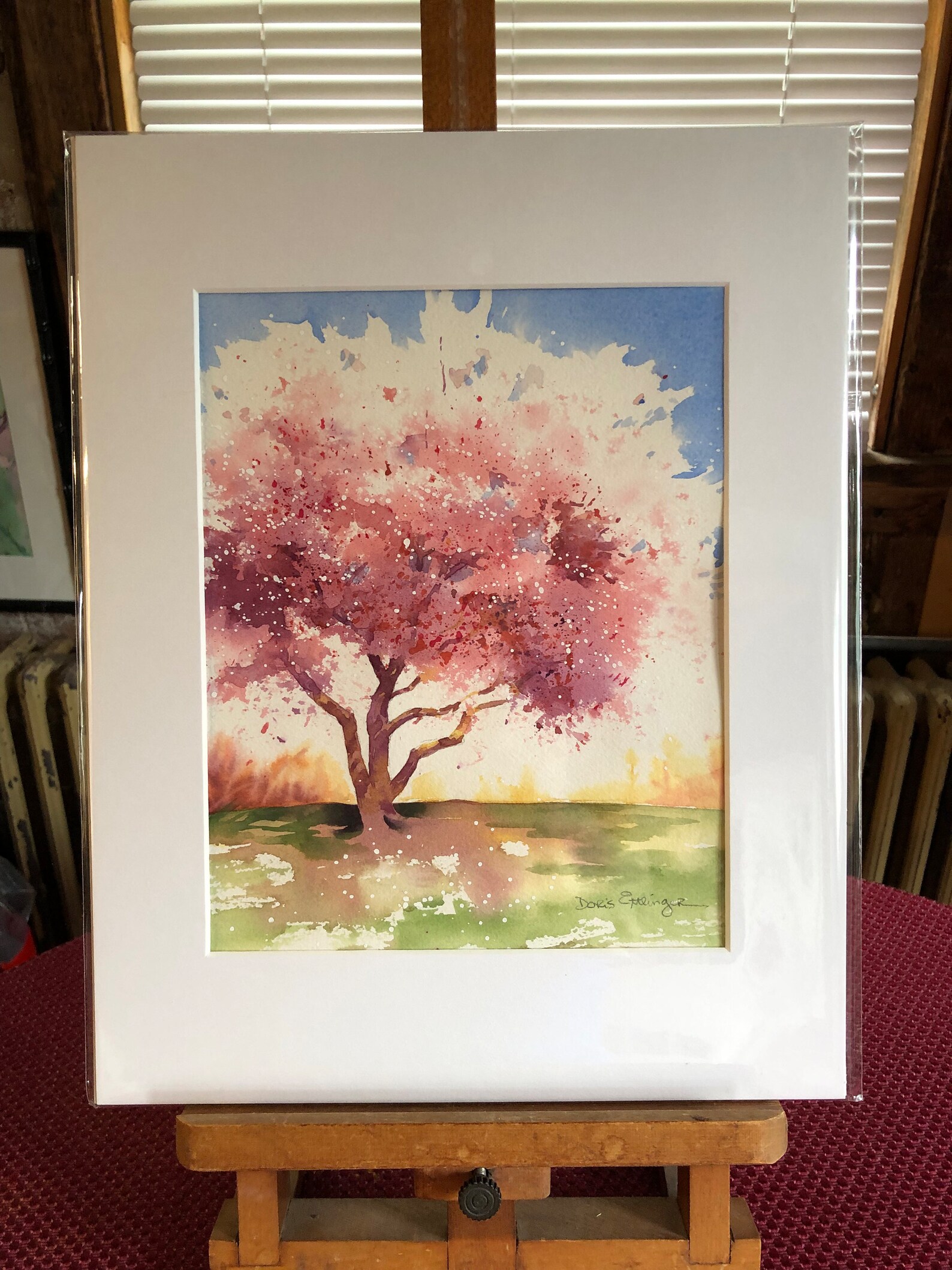 The Cherry Tree - Original Watercolor - Etsy