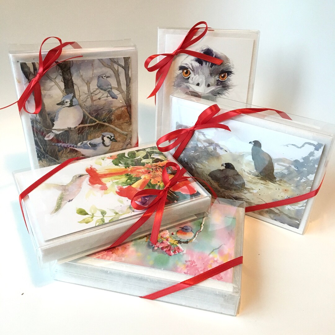 The Bird Collection - Gift Box of Assorted Notecards - Etsy