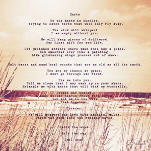 Soft Surf and Sand Fine Art Photograph Poetry Print - Etsy