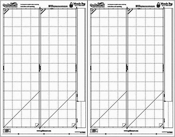 Mondo Bag Pre Printed Interfacing Only - 2 Panels by Quiltsmart - Etsy