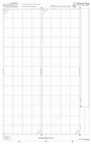 Mondo Bag Pre Printed Interfacing Only - 2 Panels by Quiltsmart - Etsy