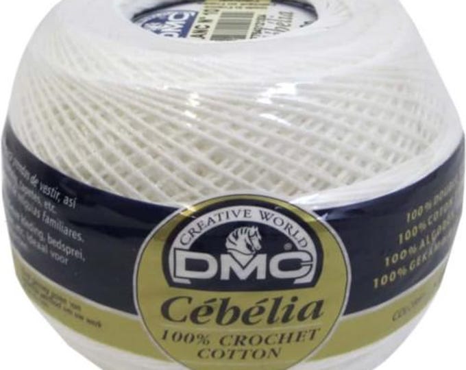 Dmc/cebelia Crochet Cotton Size 10 282yds White # 167-10WHT - Etsy
