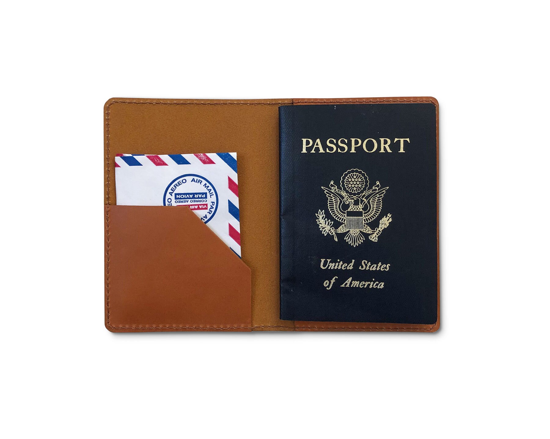 Passport Cover Full Grain English Bridle Leather Etsy