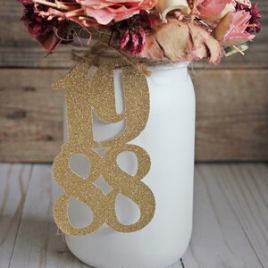 Class of 1988 / Graduation Decor / Rustic 1988 Graduation Tags / Mason ...