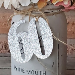 60th Birthday Year Decorations / 60th Mason Jar Centerpiece / 60 Number ...
