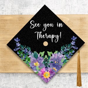 2024 Graduation Cap Topper / Psychologist / Therapy Cap Topper / Nurse ...