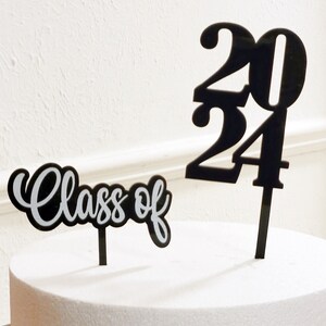Class of 2024 Caketopper / Graduation 2024 Acrylic Cake Topper - Etsy UK