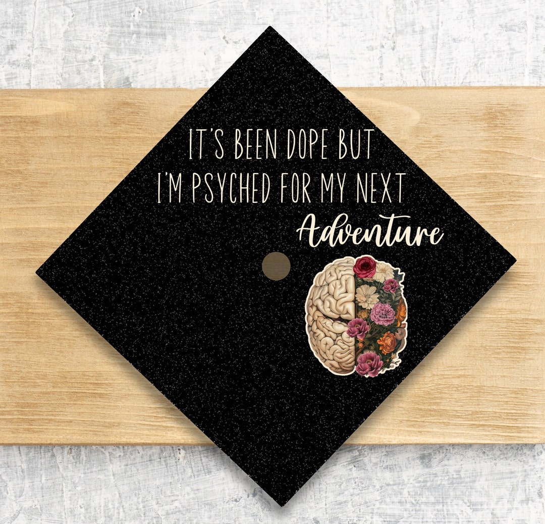 DIY 2024 Graduation Cap Topper / Psychologist / Therapy Cap Topper ...