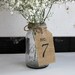 Burlap Table Numbers / Rustic Barn Wedding / Event Table - Etsy
