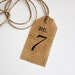 Burlap Table Numbers / Rustic Barn Wedding / Event Table - Etsy