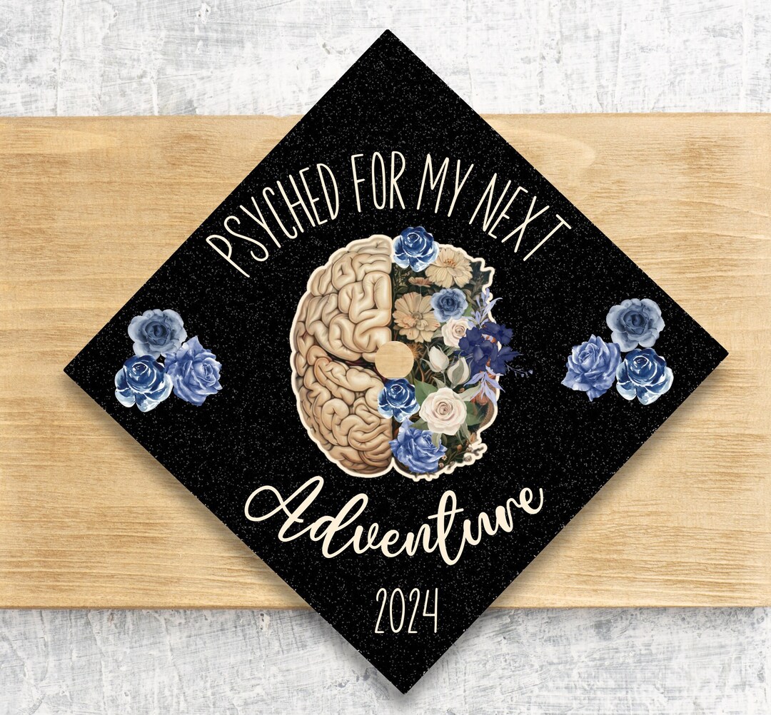 2024 Graduation Cap Topper / Psychologist / Therapy Cap Topper / Nurse ...