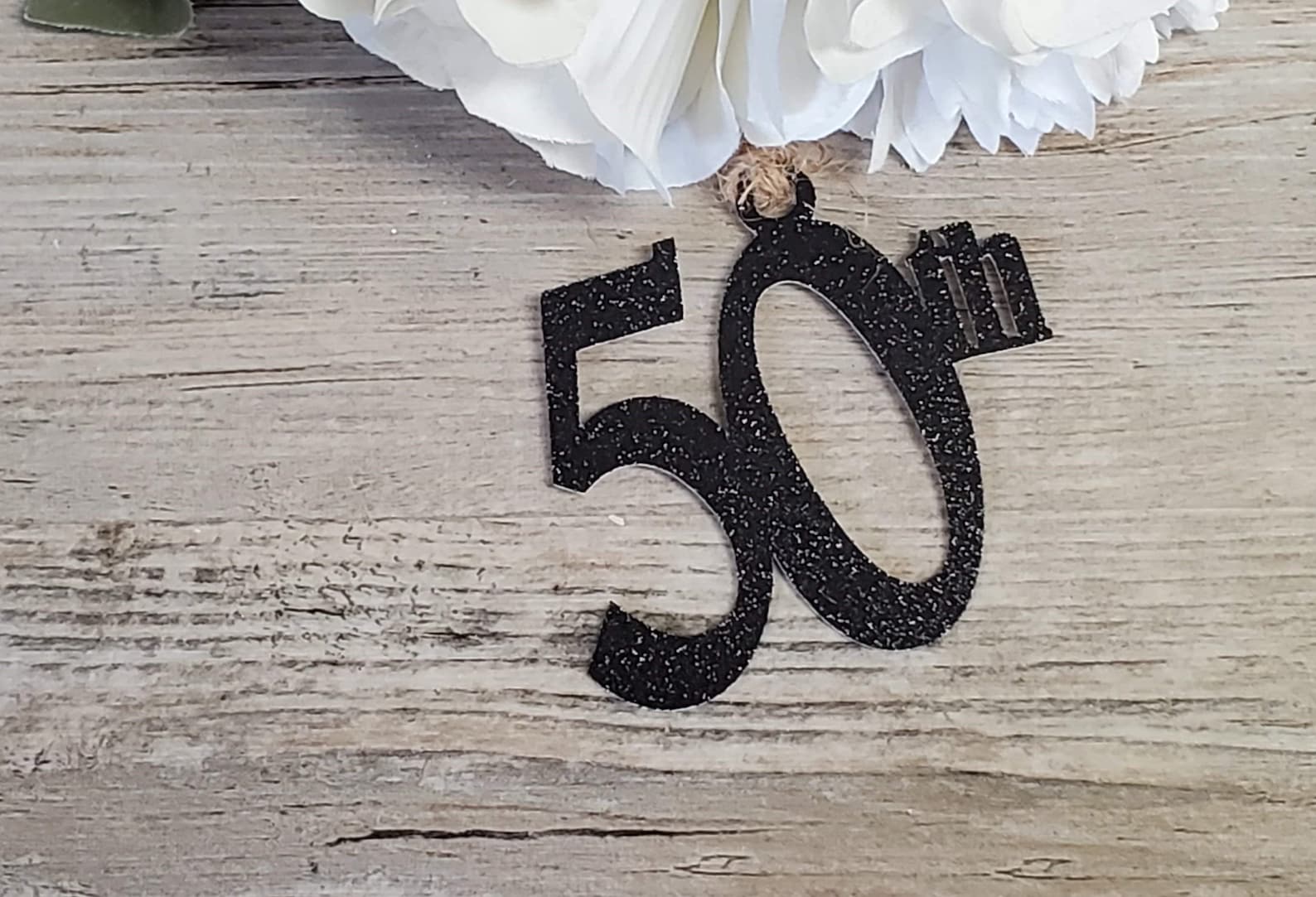 50 Birthday Decorations / Rustic 50th Centerpiece / 50 Number - Etsy