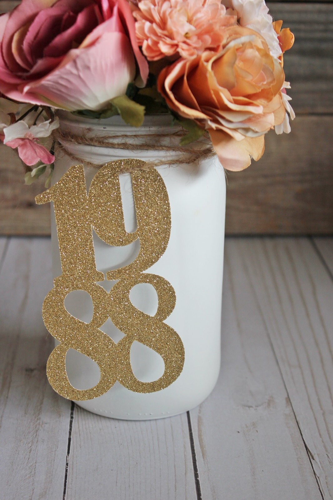 Class of 1988 / Graduation Decor / Rustic 1988 Graduation Tags - Etsy