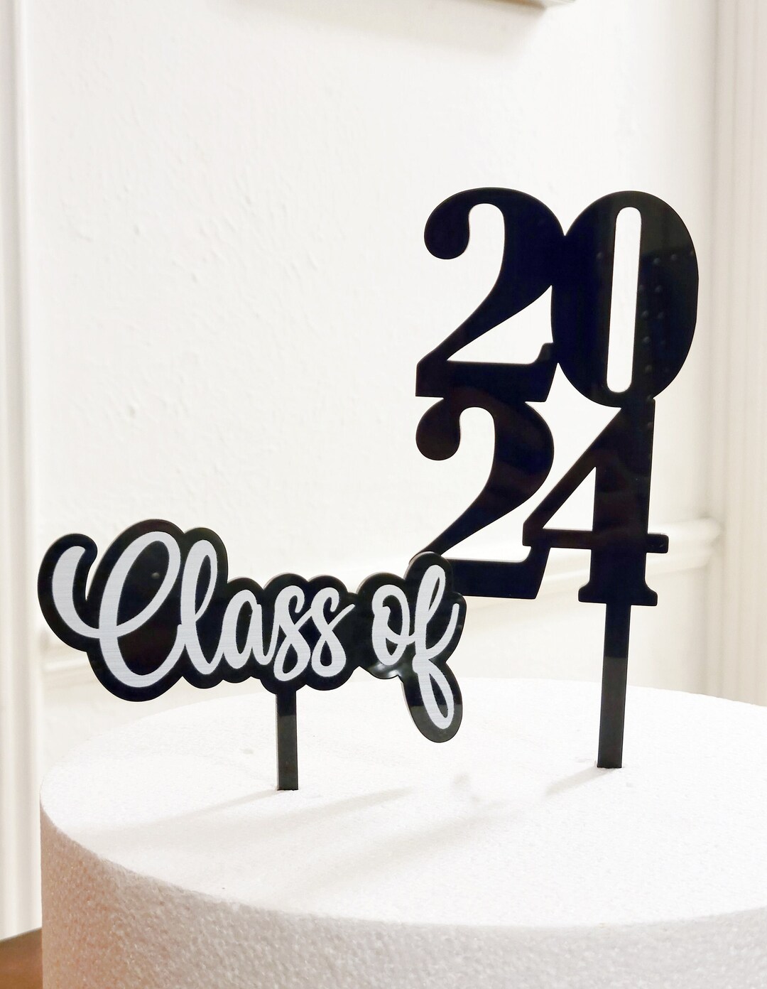 Class of 2024 Caketopper / Graduation 2024 Acrylic Cake Topper - Etsy ...