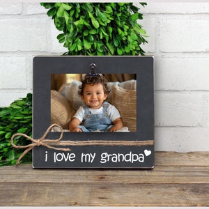 Father's Day Gift / Personalized Grandpa Gift / I Love My Grandpa ...