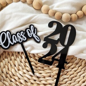 Class of 2024 Caketopper / Graduation 2024 Acrylic Cake Topper - Etsy UK