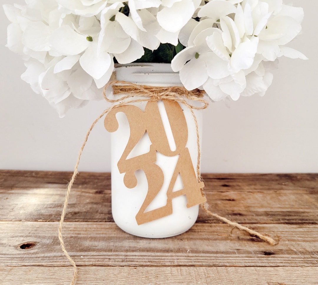 2024 Custom Graduation Centerpiece / Rustic 2024 Barn Graduation Decor ...