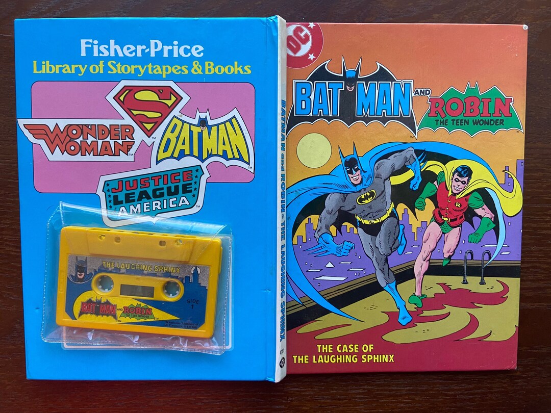 Batman and Robin: Case of the Laughing Sphinx Book With Cassette 1982 ...