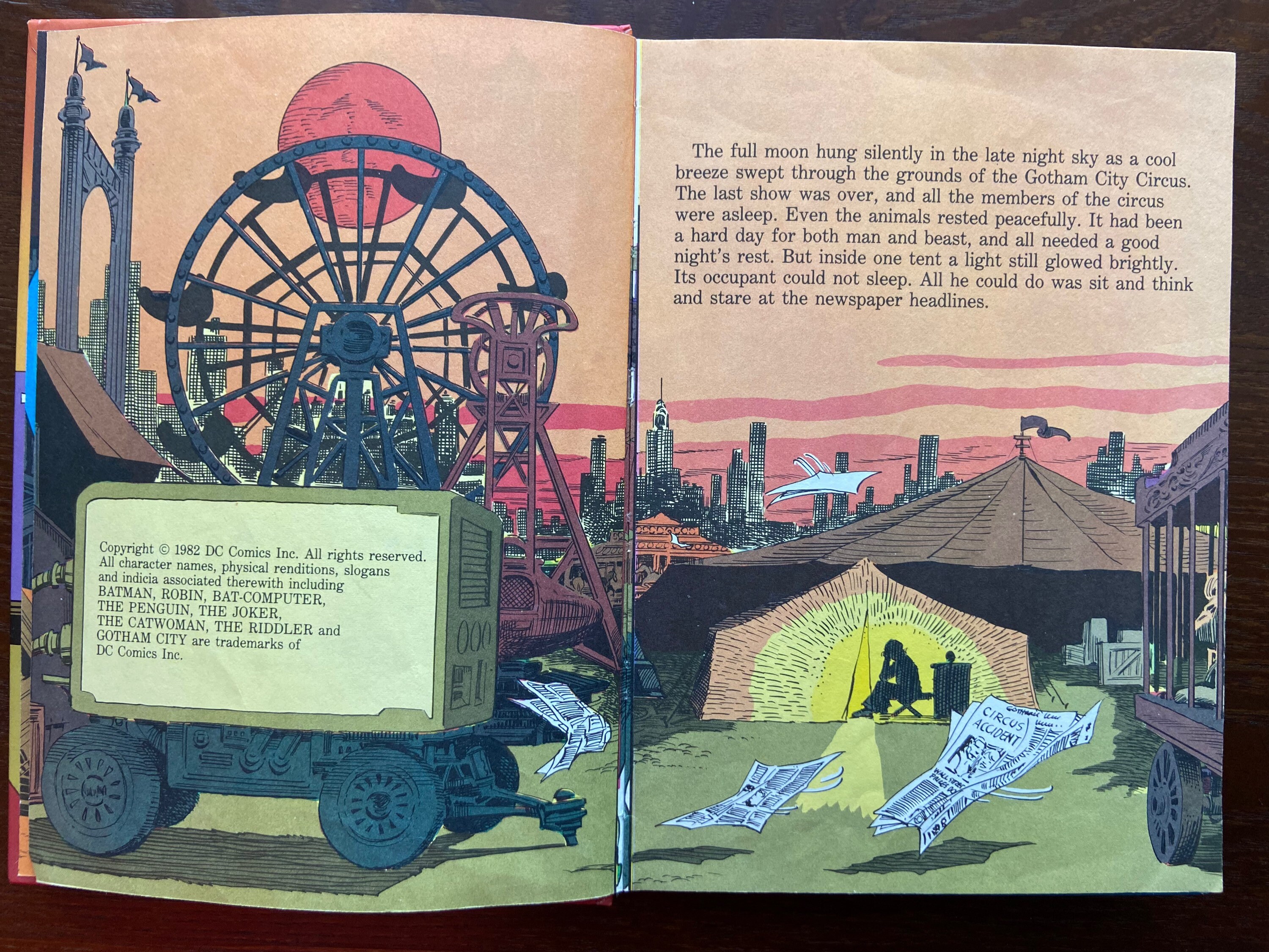 Batman and Robin: Case of the Laughing Sphinx Book With Cassette 1982 ...