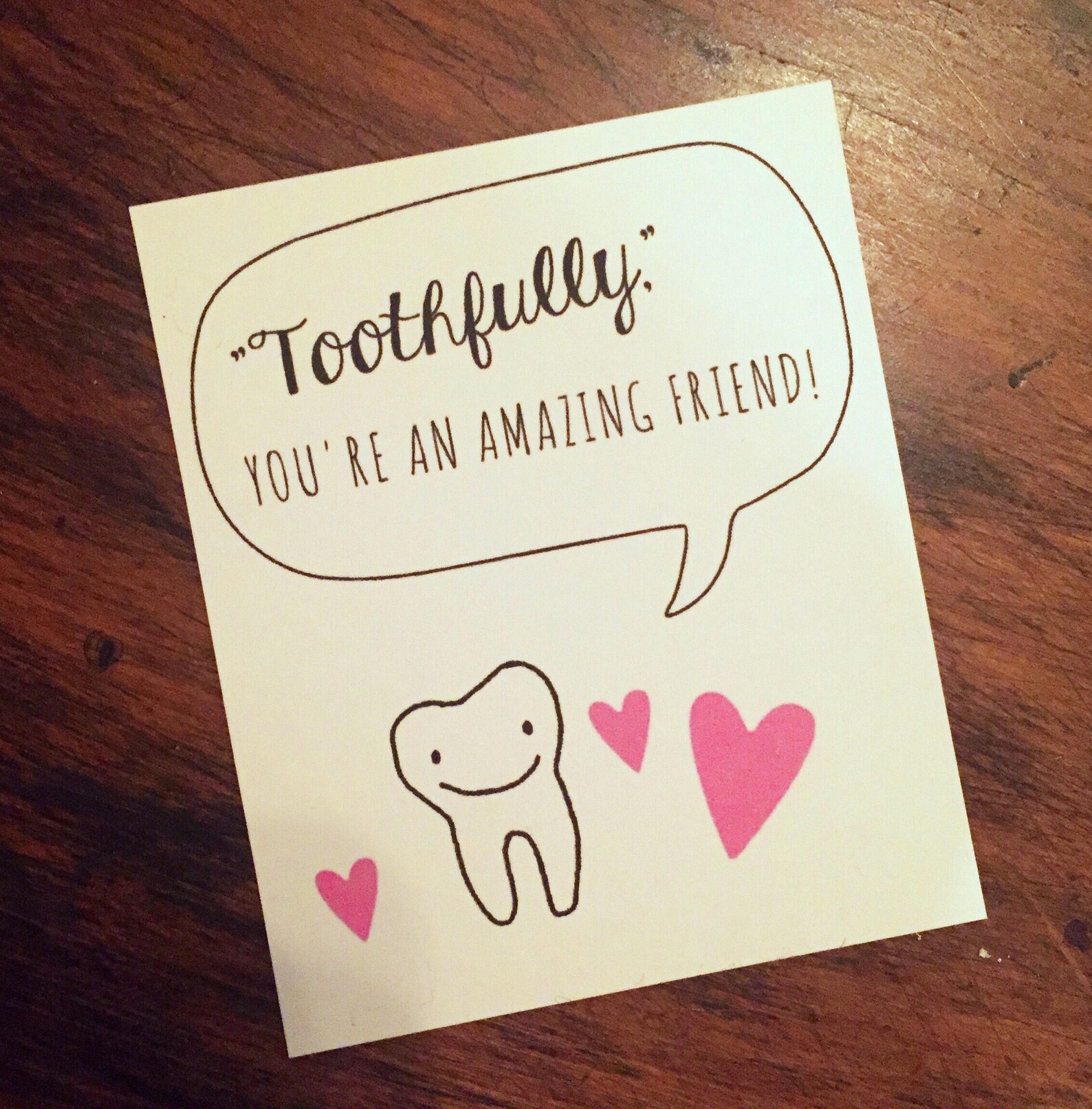 Printable Dental Valentine, Dental Kid's Valentine, Dental Valentine's ...