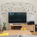 TV Wall Decor Art Vinyl Decals - Decorative Stickers for Living Room ...