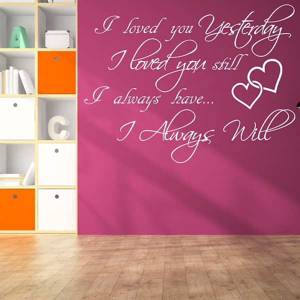 Loved You Yesterday Etsy