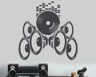 Record Wall Decal - Etsy