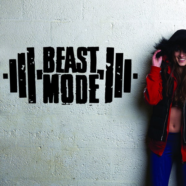 Beast Mode Decal - Etsy