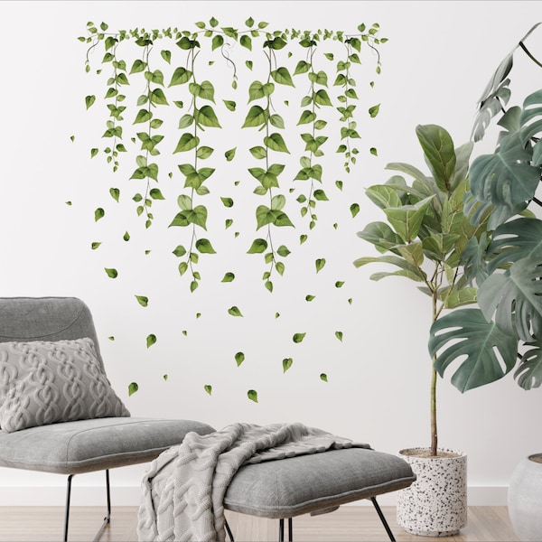 Vine Wall Decals - Etsy