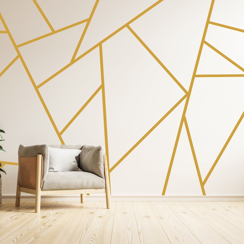 Gold Wall Decals - Etsy