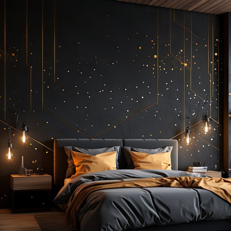 Gold Wall Decals - Etsy