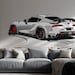 Realistic Racing Car Wall Sticker Decals - Sports Car Auto Decor Garage ...