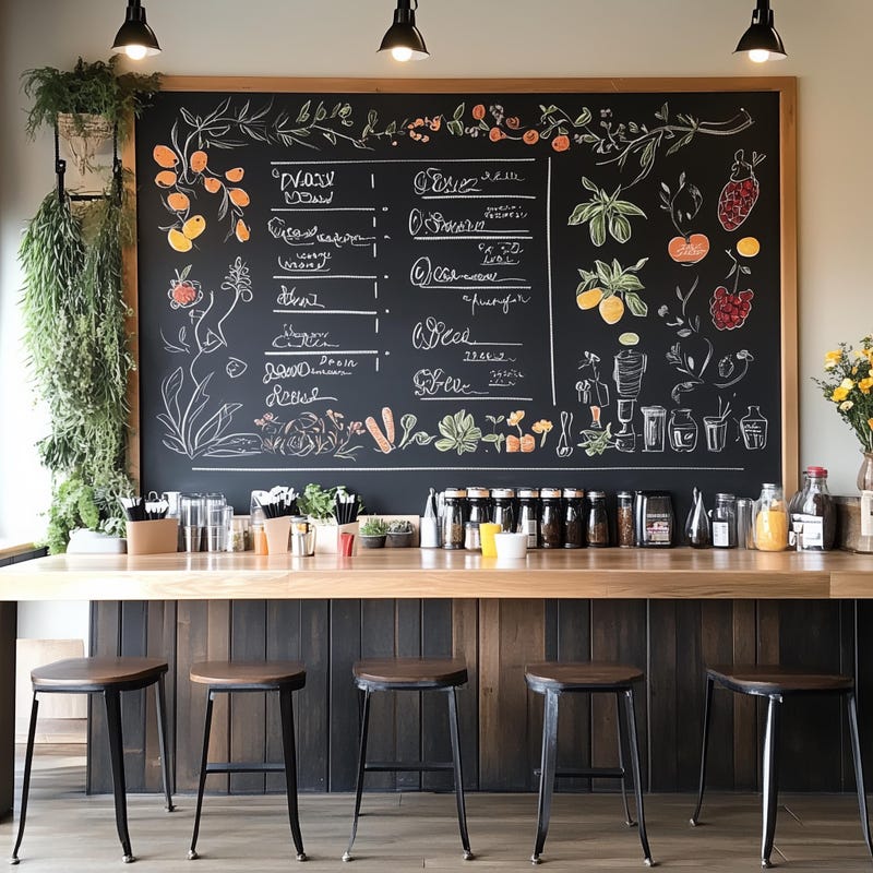 Chalkboard Mural - Etsy