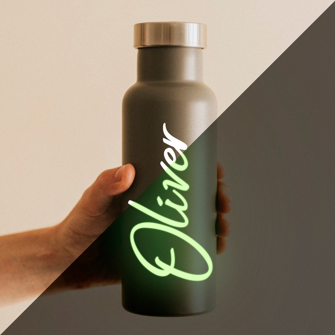 Personalised Vinyl Name Decals - Personalized Glow in the Dark Label ...