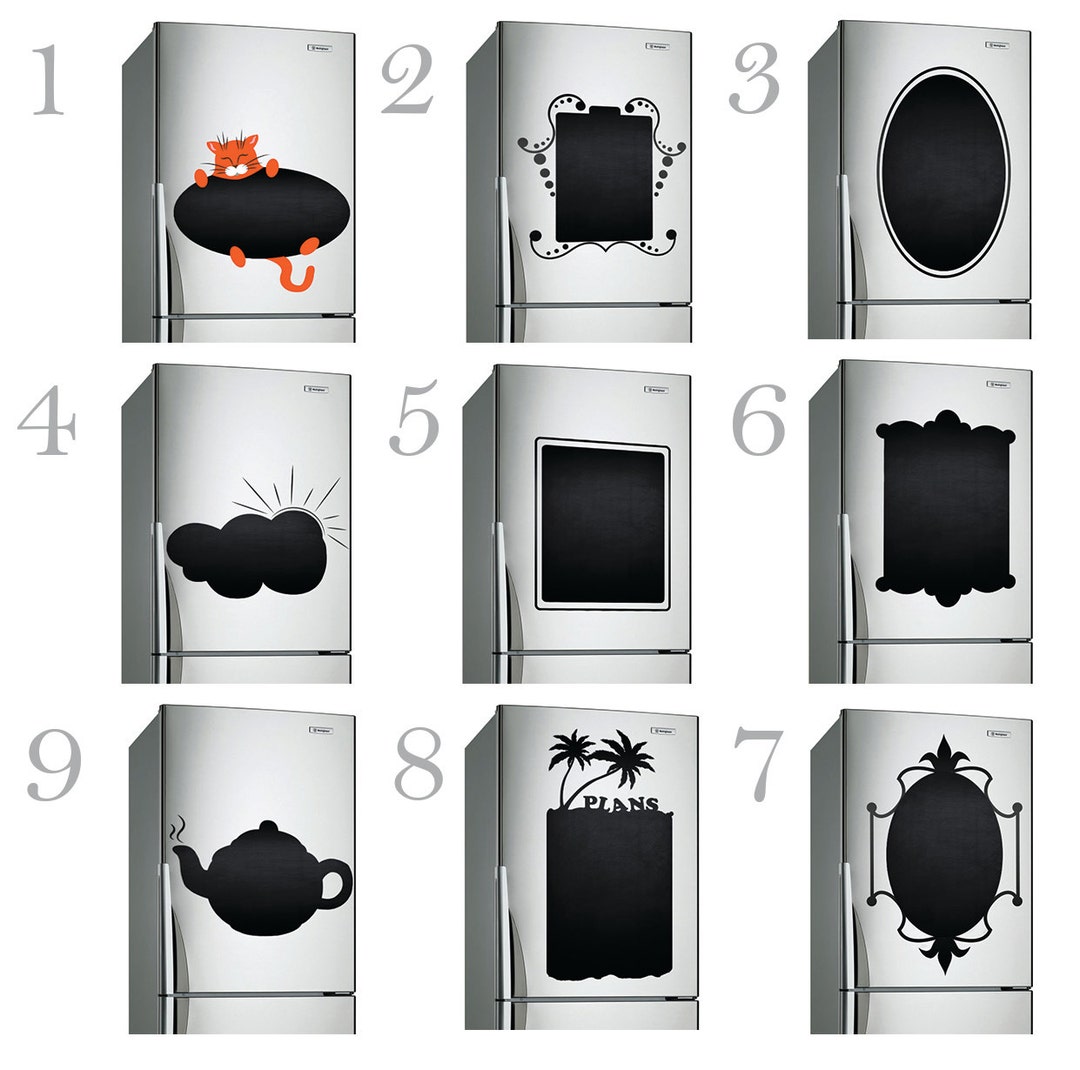 Chalkboard Diy for Kitchen Fridge Sticker Menu Vinyl Decal Organizer ...