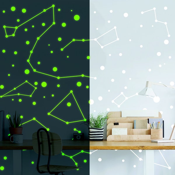 Fluorescent Star Stickers - Etsy