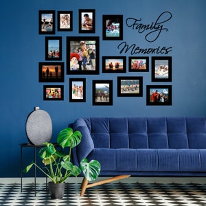 Wall Frame Sticker - Picture Frames Stickers - Photo Vinyl Decals ...