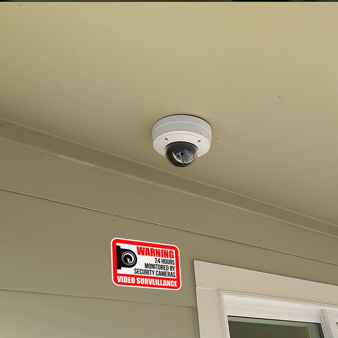 10x Video Camera Surveillance Warning Sign Pack - Home Outdoor Indoor ...