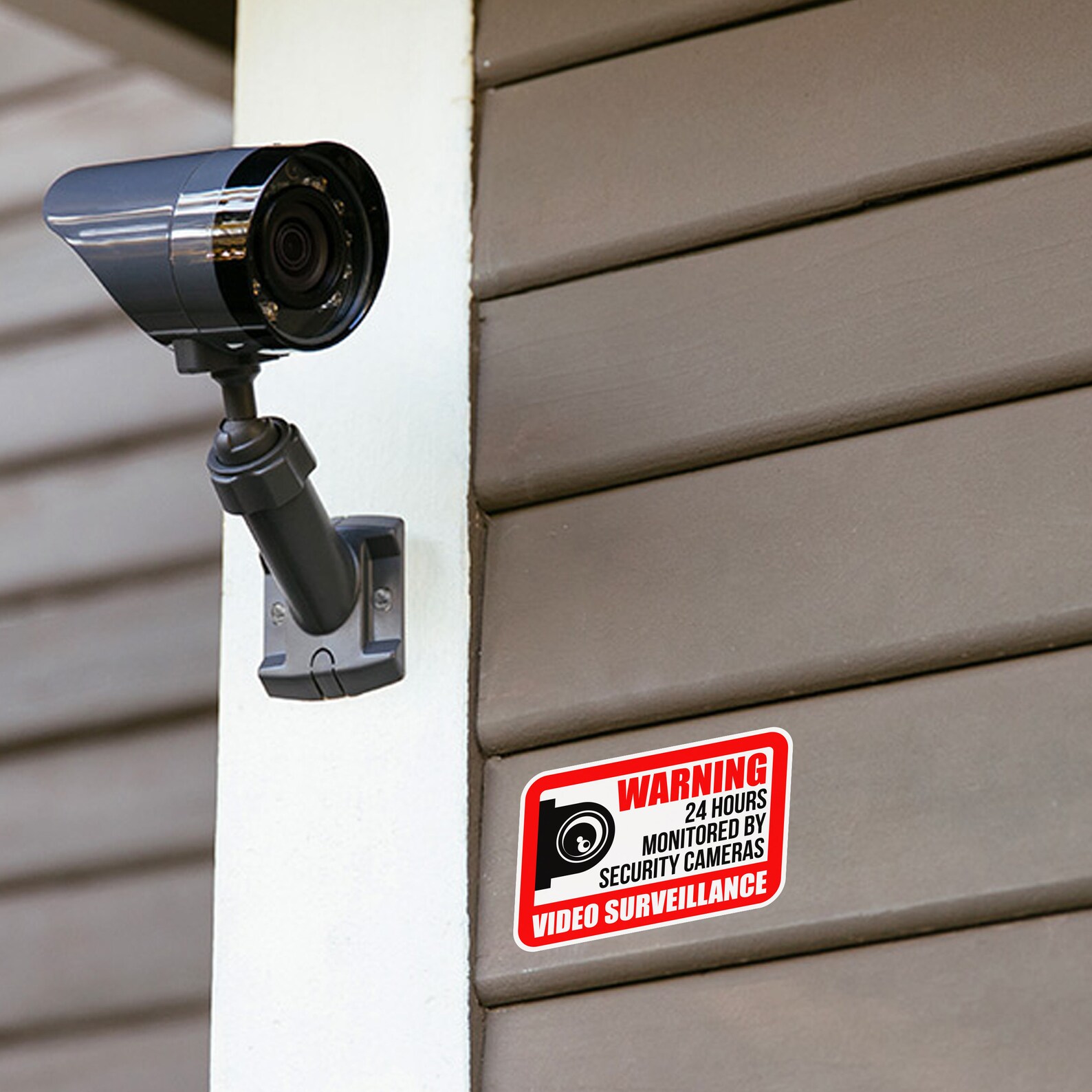 10x Video Camera Surveillance Warning Sign Pack Home Outdoor - Etsy