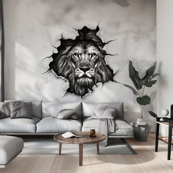 Lion Decal - Etsy