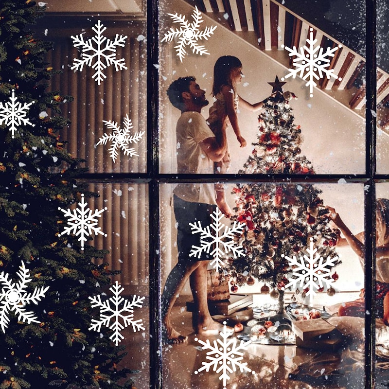 Extra Large Christmas Window Clings - Etsy