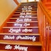 Stair Riser Step Quotes Vinyl Decals Home Staircase Stairway Family ...