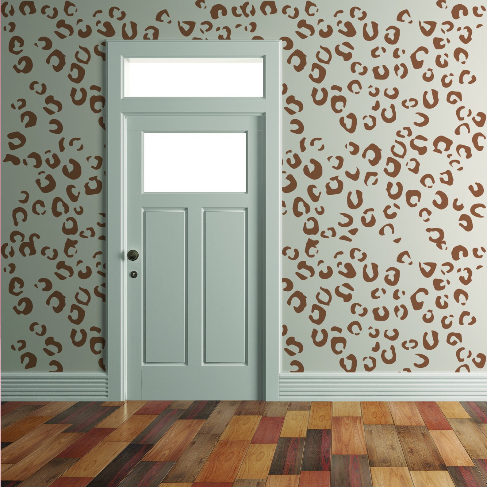 50x Leopard Animal Skin Sticker - Pack of Cheetah Skins Print Decal ...