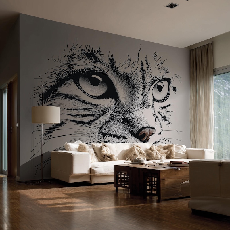 Custom Cat Wall Decals - Etsy