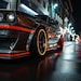 Car Body Vinyl Thin Line Stickers - Geometric Peel-and-stick Auto Side ...