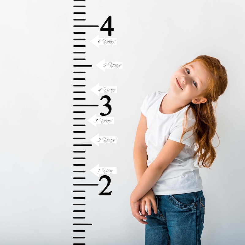 Height Chart Wall Sticker - Etsy