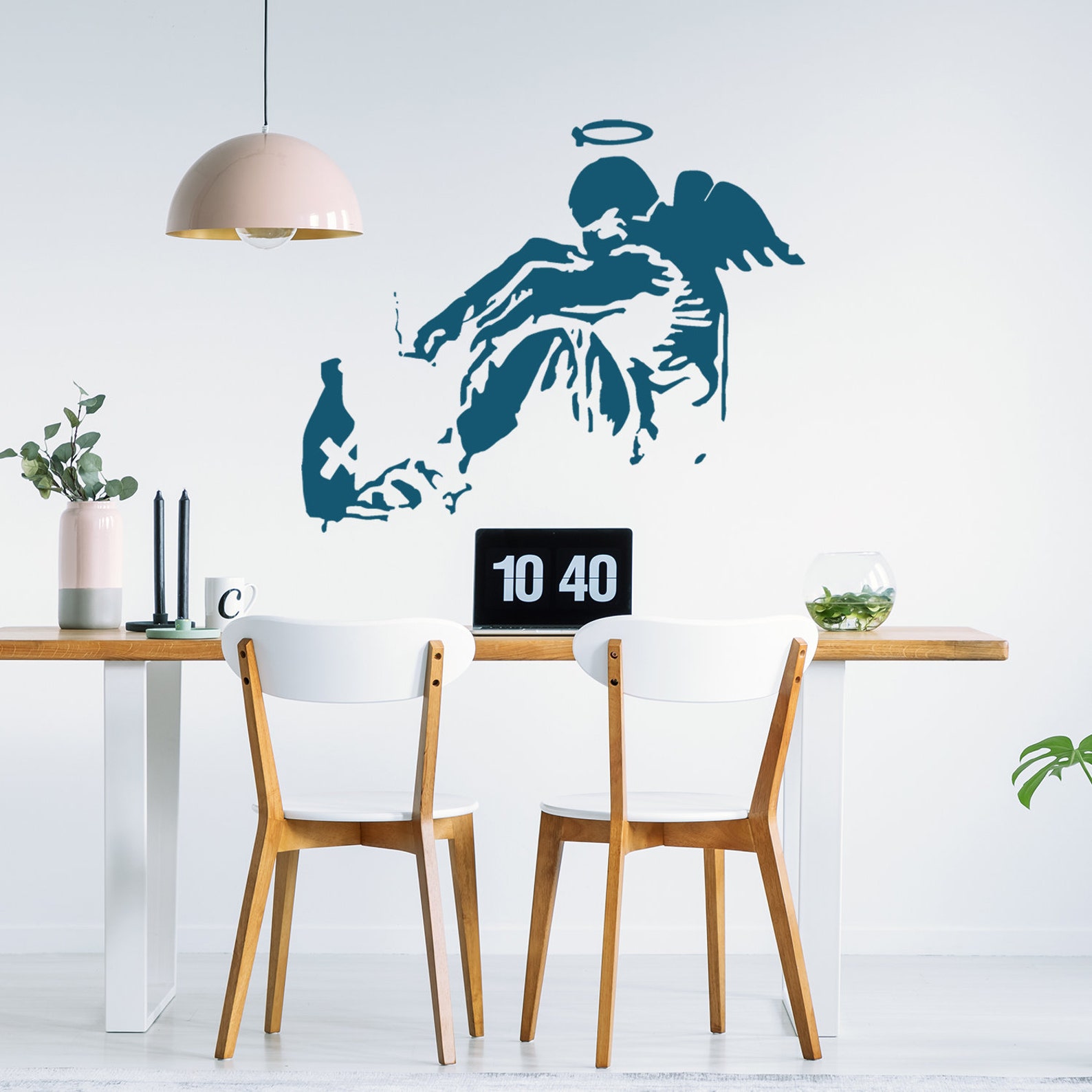 Banksy Fallen Angel Wall Sticker Giant Art Street Graffiti - Etsy